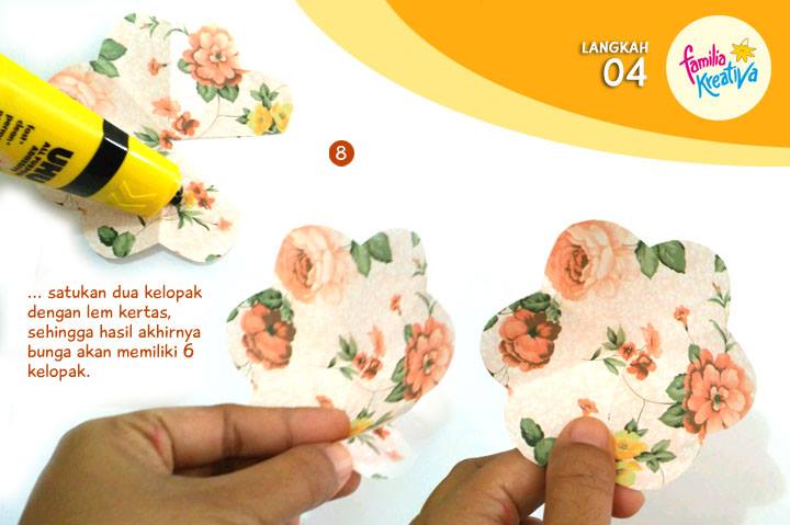 Tutorial Membuat Pop-Up Kartu Bunga