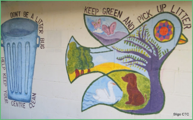 Anti-Littering Mural Final Piece - Sligo Community Training Centre