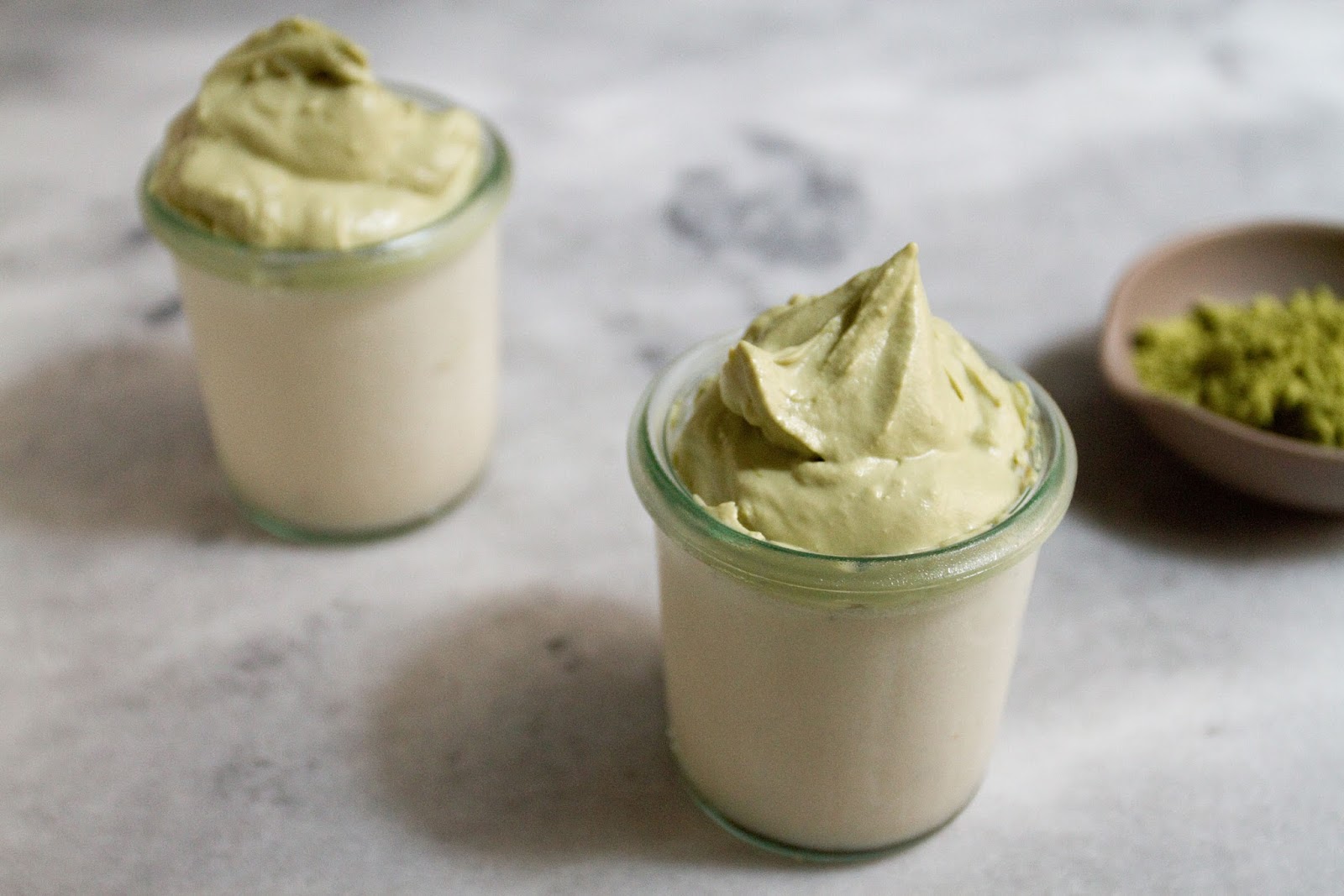 Little Market Kitchen: Coconut & Matcha Panna Cotta
