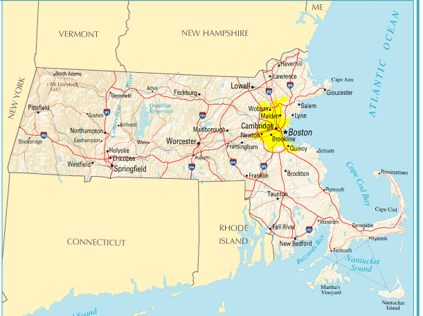 Recreational Geography: USA: New England: Massachusetts