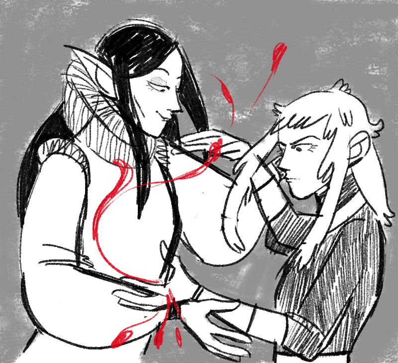 Ellies art: Sorcerer oc sketches