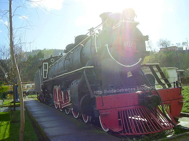 SAN ROSENDO Museo Ferroviario_Locomotora Vapor 802 | Vida de Trenes