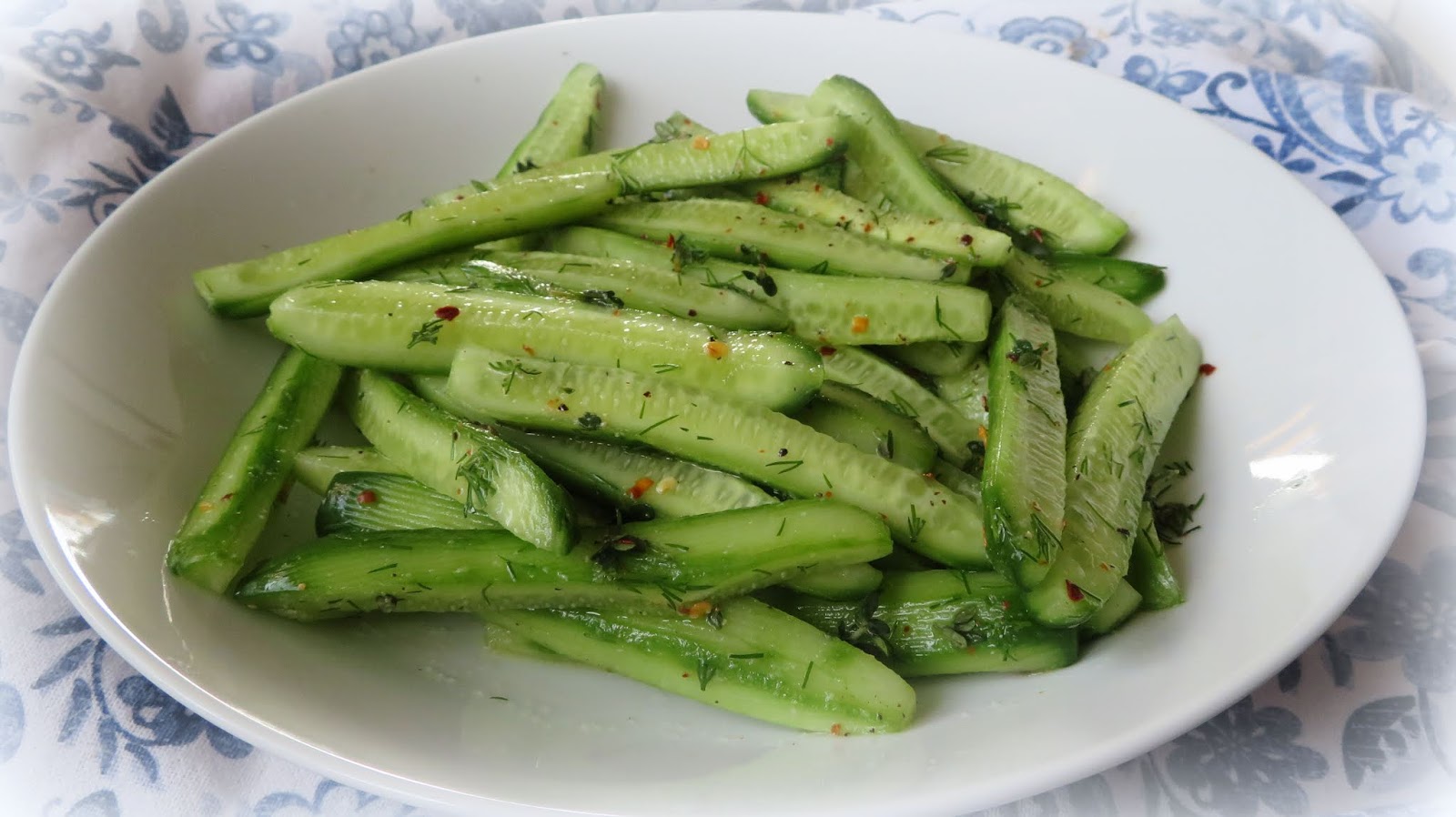 Dilled Cucumber Spears | The English Kitchen