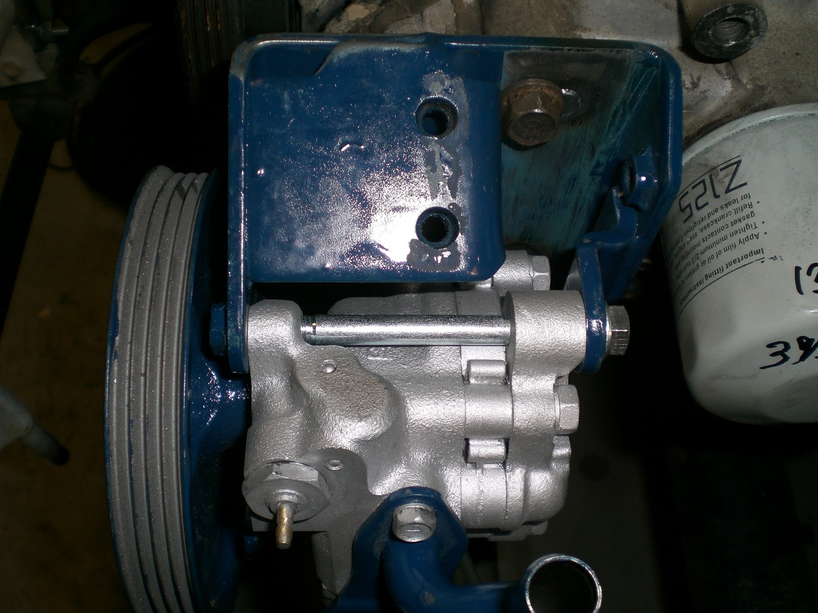 In and Around the Shed: Mounting Power Steering and Aircon Pumps on 1 ...