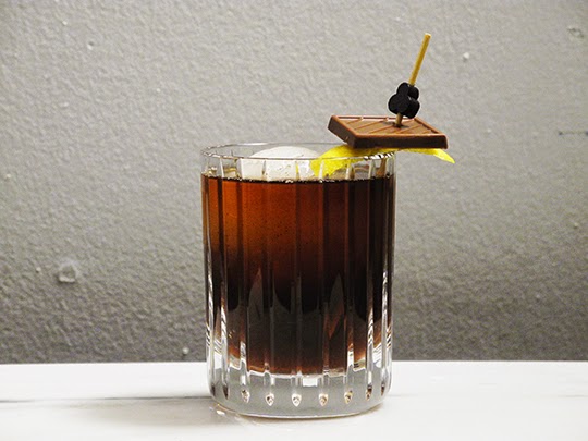 Gastronomista: Wonka Vision - A Raspberry Chipotle Chocolate Old Fashioned