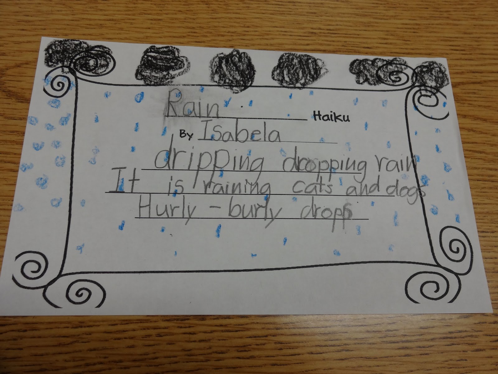 Ms. Wu Teaches: Weather Haikus