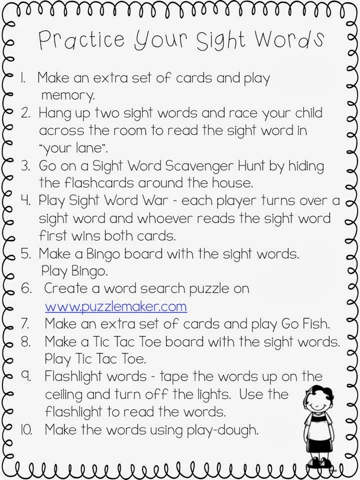 Freebielicious: Sight Words