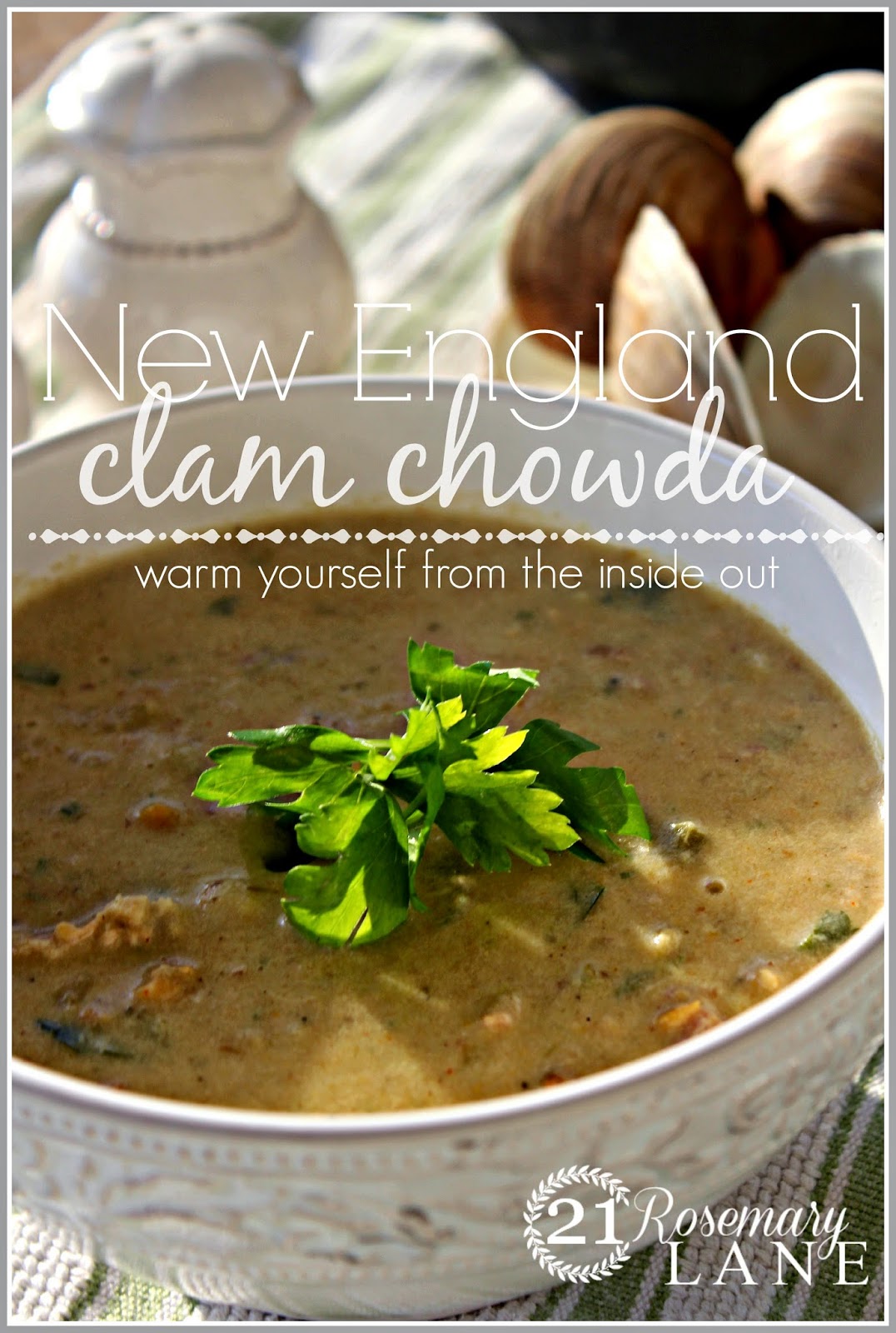 21 Rosemary Lane: New England Style Clam Chowder