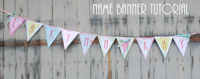 Name Banner Tutorial | Mommy's Little Sunshine