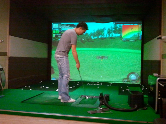 HSK ipnida!: Screen golf Korea
