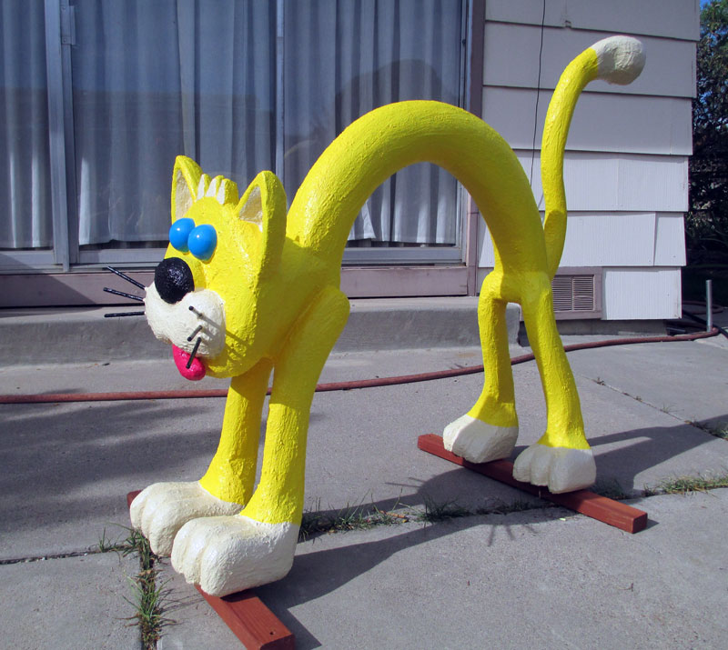 Zann Jones: Styrofoam Cat