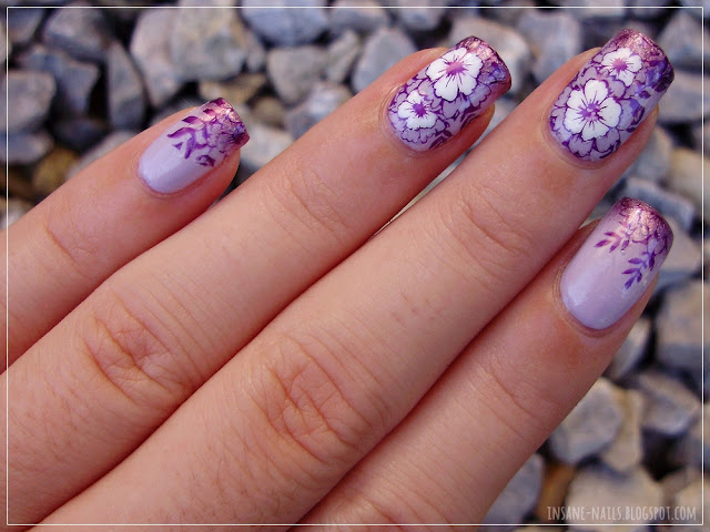 Lavender floral nails | BPL-024 - insane4nails