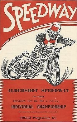 Speedway Archive: Aldershot Shots Programme Gallery