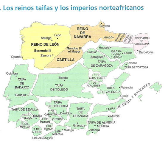 1.5. LOS REINOS TAIFAS (1031-1090). ~ HISTORIA