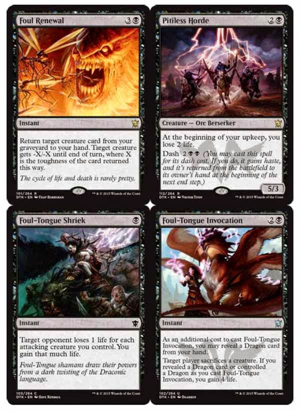 Magic the Gathering Adventures: Dragons of Tarkir Review: Black