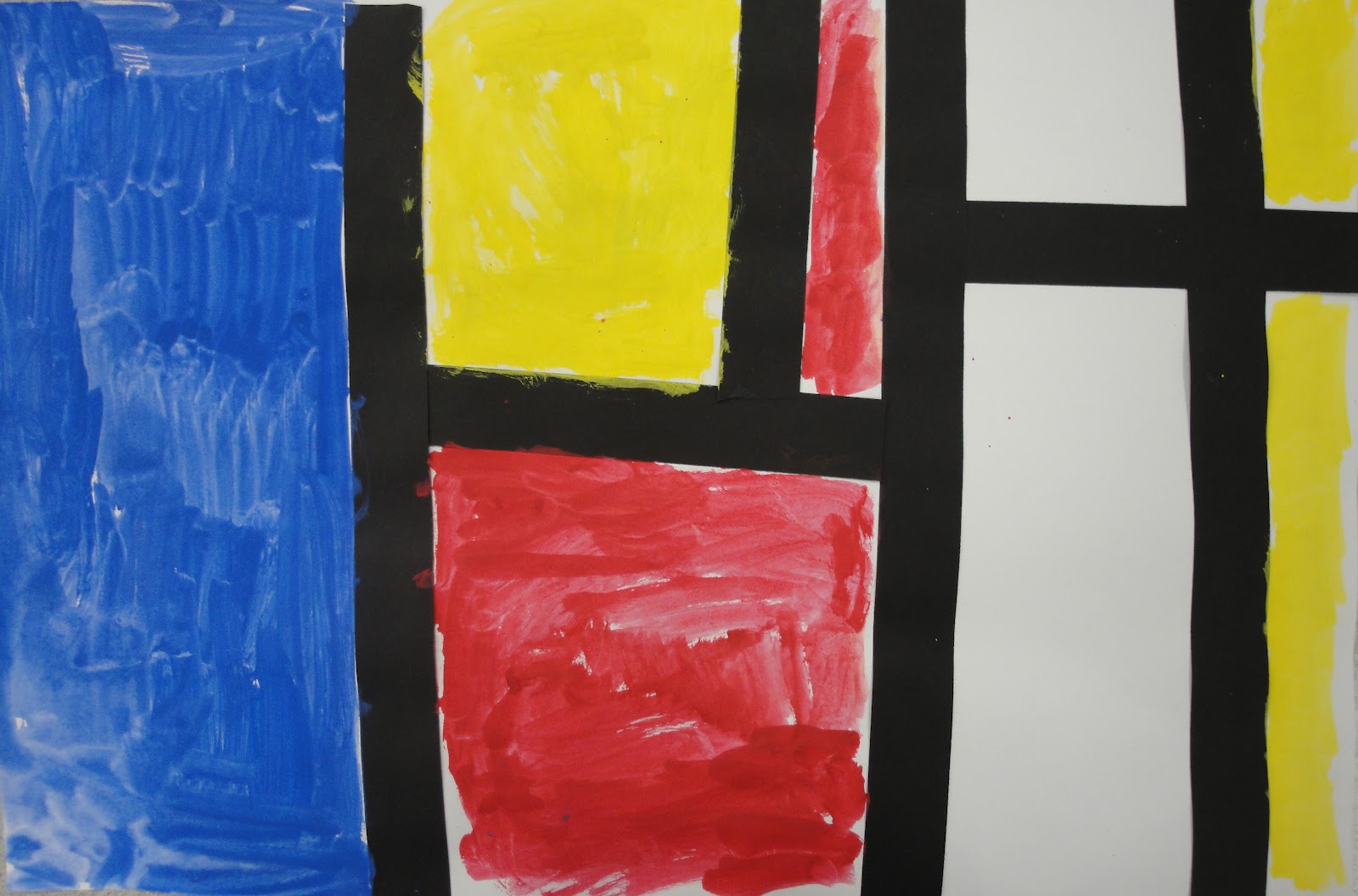 Keep It Memorable Art: Kindergarten Mondrian Primary Colors