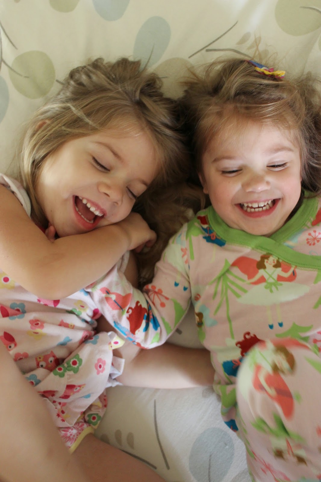 Leah Loo, Jelly Boo, and Teddy Too: Cuddling in Bed