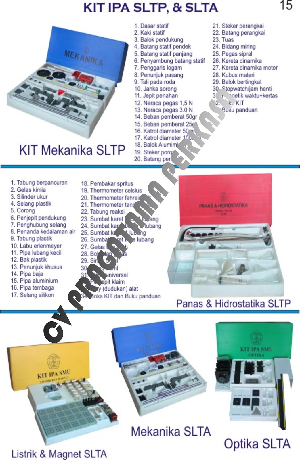 Aneka Macam KIT IPA Murah di Yogyakarta - Pragatamaperkasa.com ...