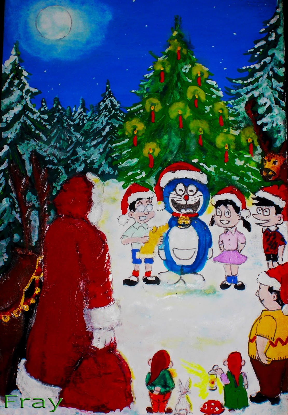 Ilustraciones de Fray Dibujante: Feliz Navidad