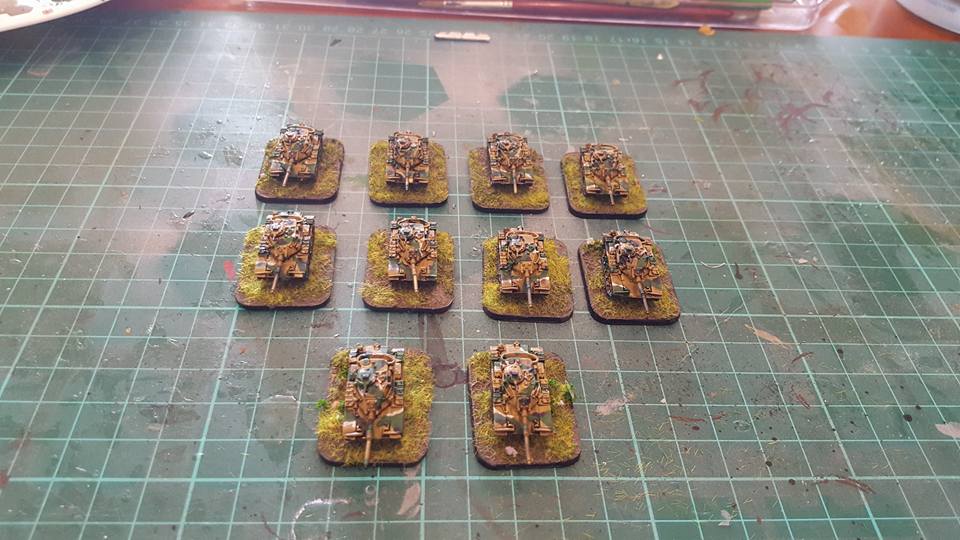 The Outback Wargamer: GHQ M60A3 in Winter Verdant MERDC