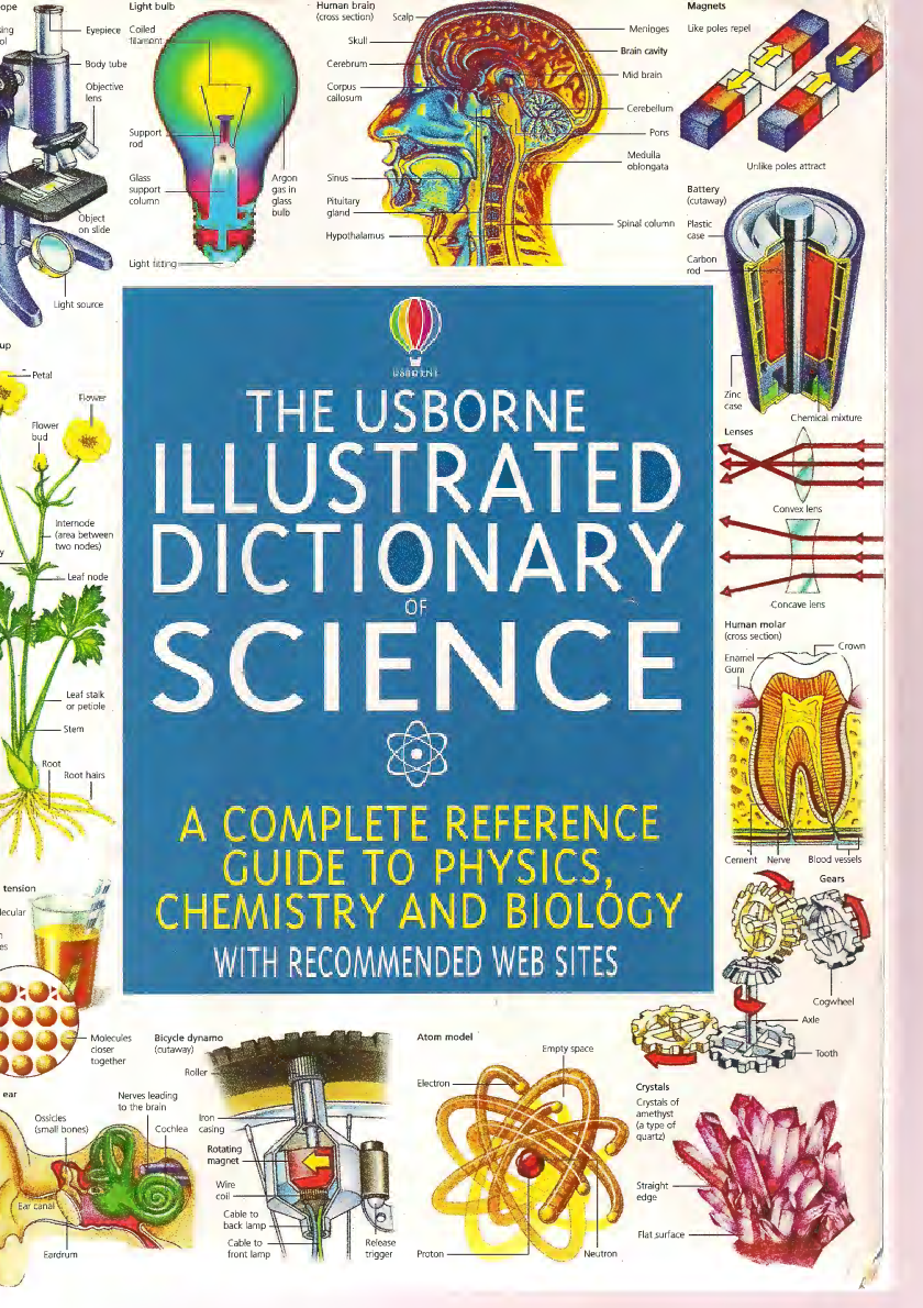 ទូសៀវភៅគីមី: THE USBORNE ILLUSTRATED DICTIONARY OF SCIENCE