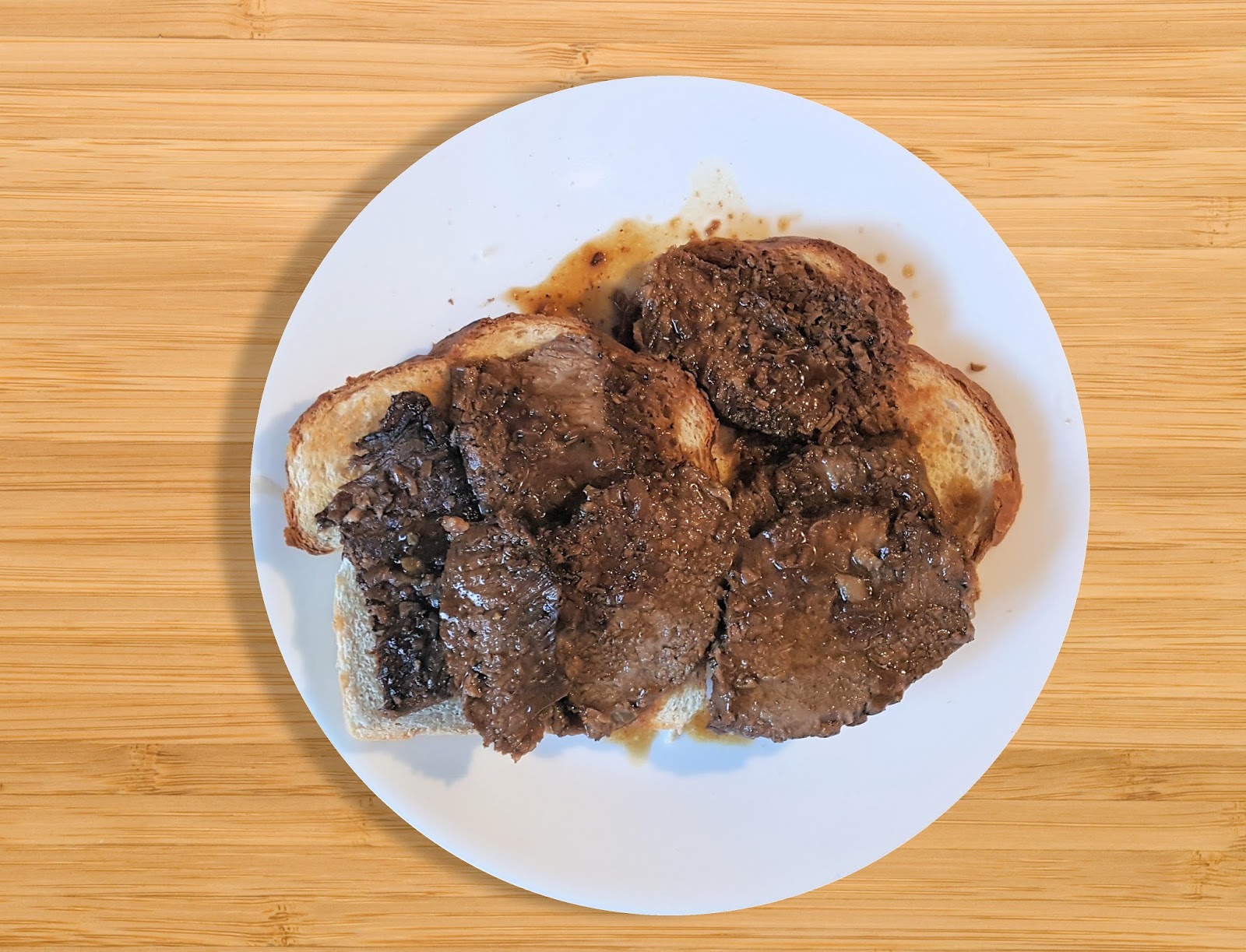 Earl Cooks Etc Earl Cooks Open Faced Roast Beef Sandwich Lunch From Leftovers