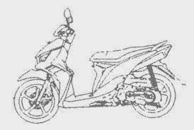 Dunia Sketsa Gambar: sketsa motor