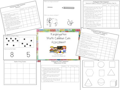 Miss Nguyen's Class: Kindergarten Common Core Math Assessment