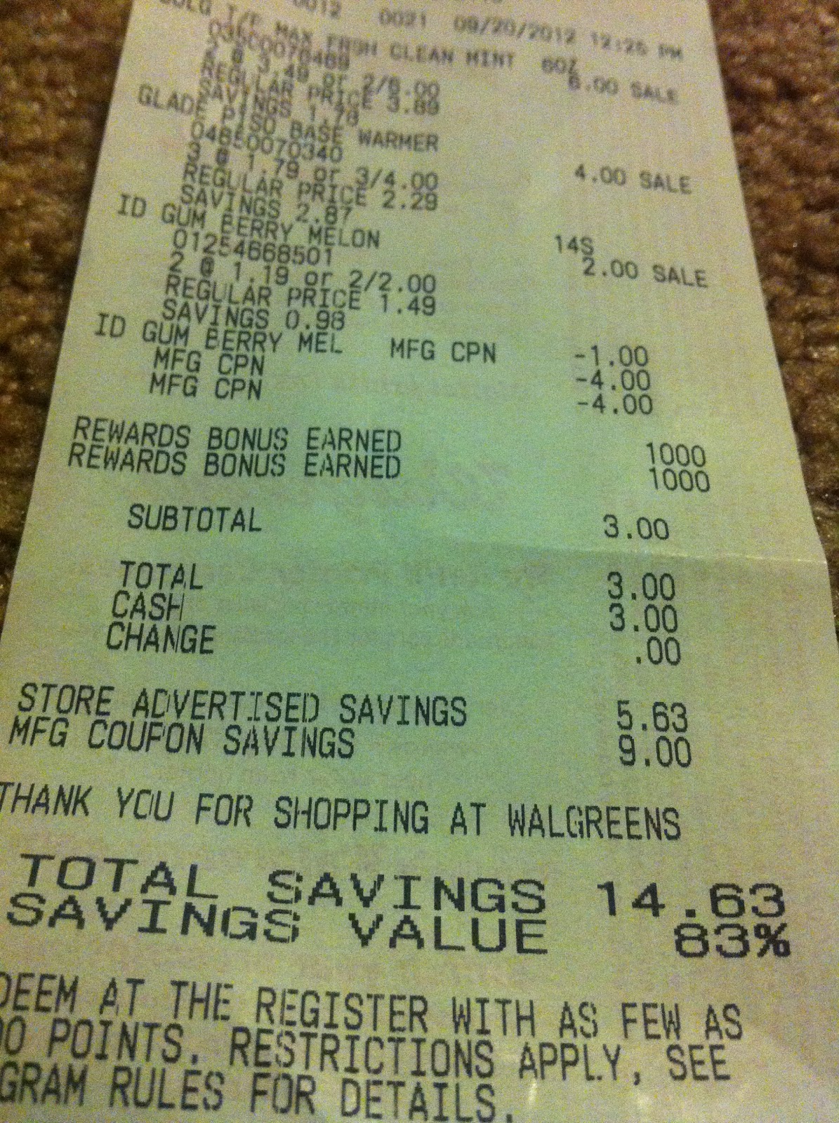 The Darling Redhead: Toothpaste, Gum, Savings OH MY