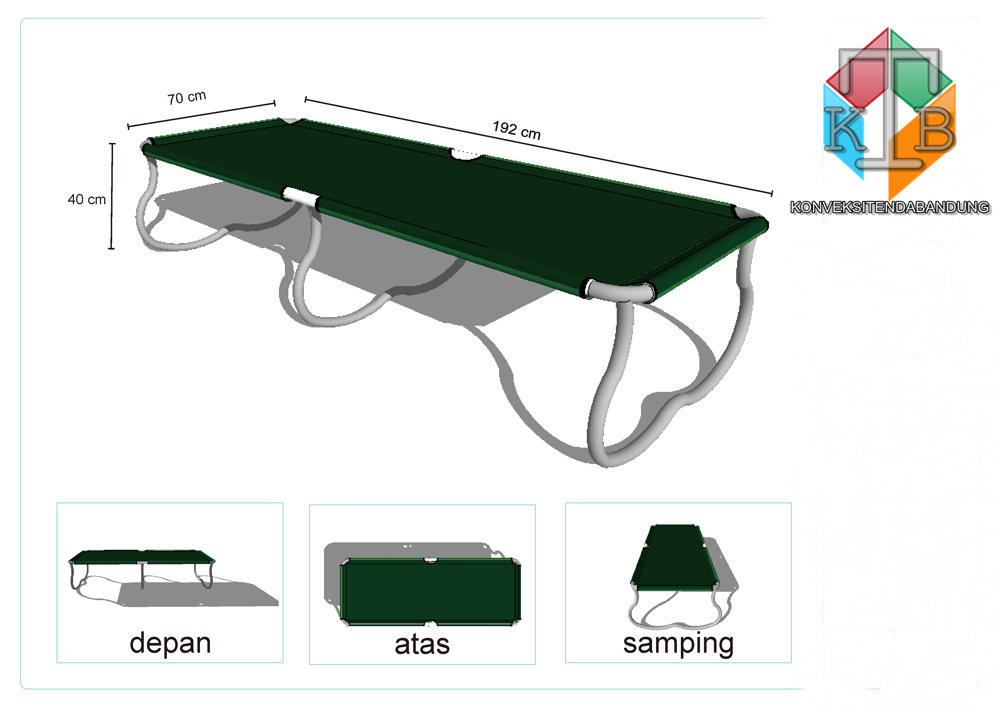 VELBED TNI / VELBED BESI MURAH BANDUNG - KONVEKSI TENDA BANDUNG