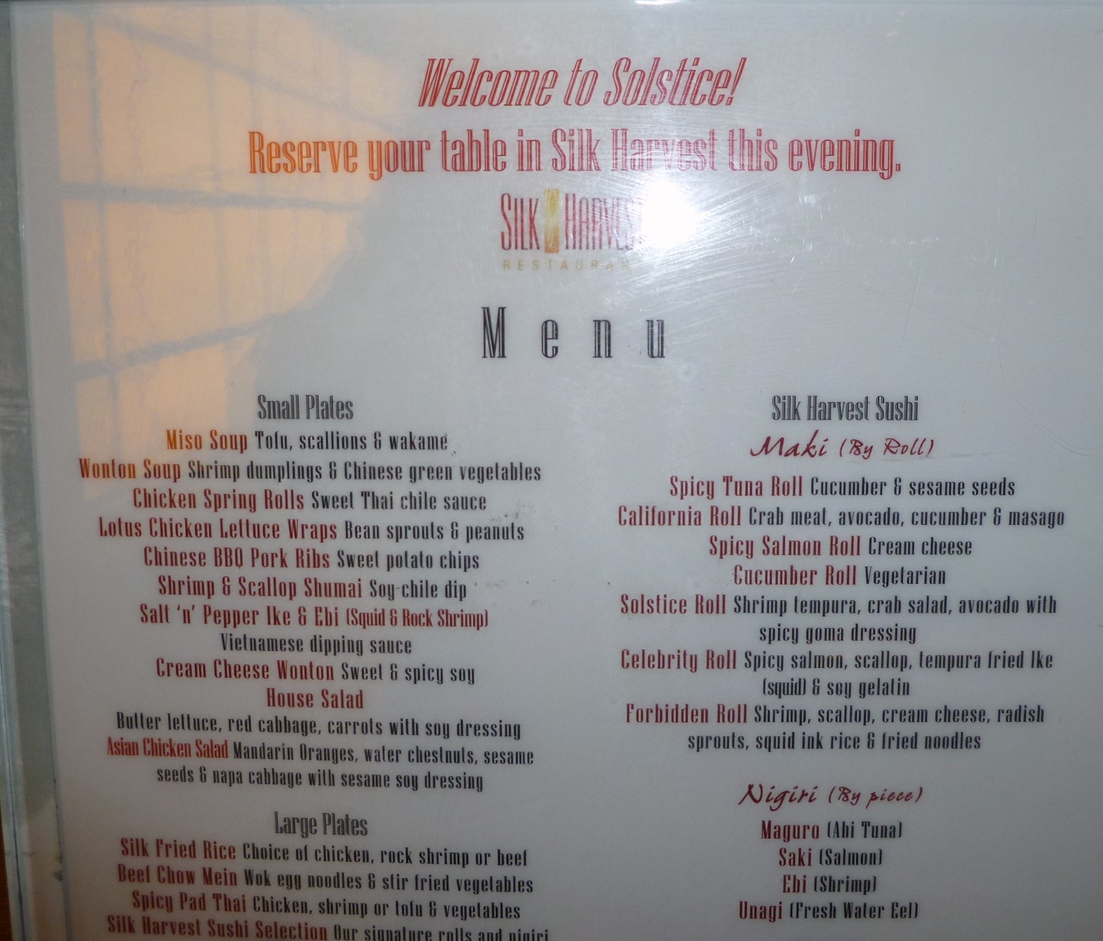 Transatlantic on Solstice from a Celebrity Newcomer: Menus April 16 ...