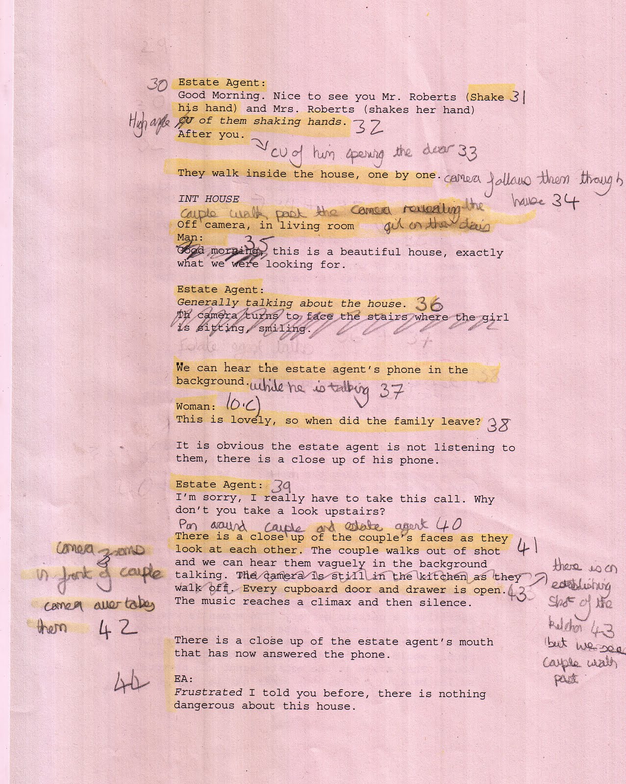 Foundation Portfolio: Annotated Script