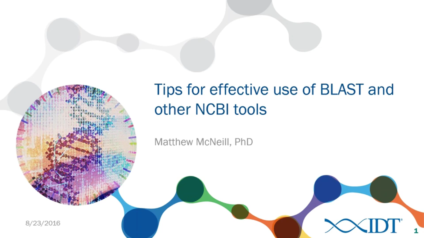 Consejos para el uso efectivo de Blast y otras herramientas NCBI ...