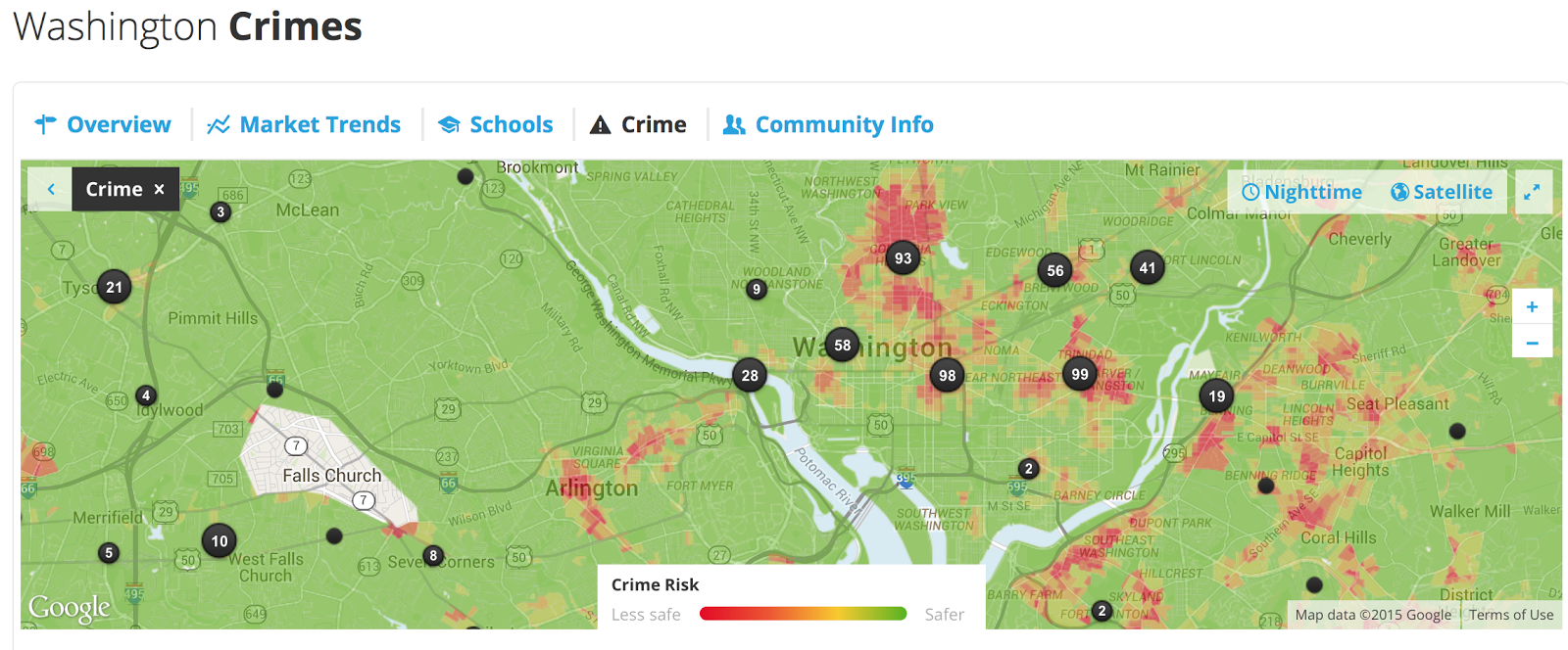 Ramzi's Dynamic Maps: Blog Post 8: Crime Heat Maps in DC