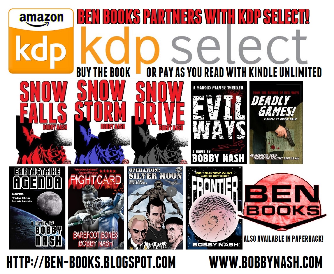 www.bobbynash.com: BEN BOOKS TITLES NOW AVAILABLE ON KINDLE UNLIMITED!