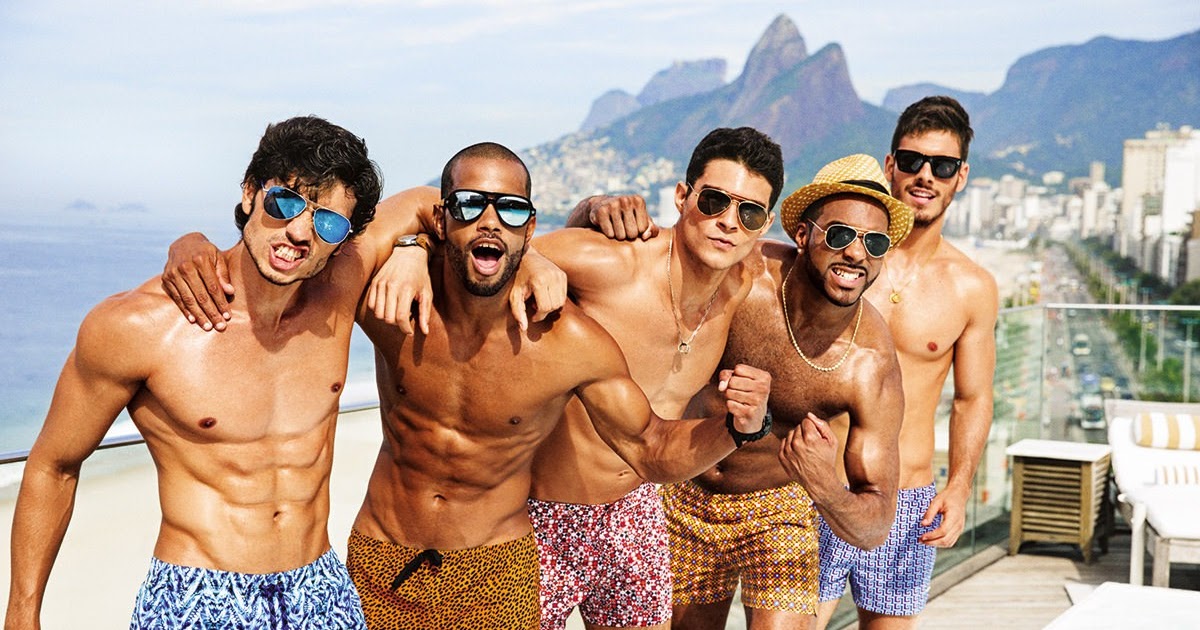 Group Of Male Models