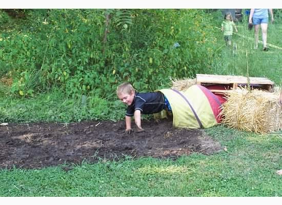 Our Little Backyard Farm: Kids Mud Obstacle Course