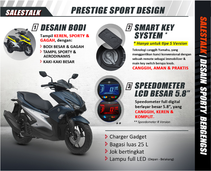 AEROX 155VVA, One Stage Ahead ~ 2017 Car, Truck and Motorcycle Reviews