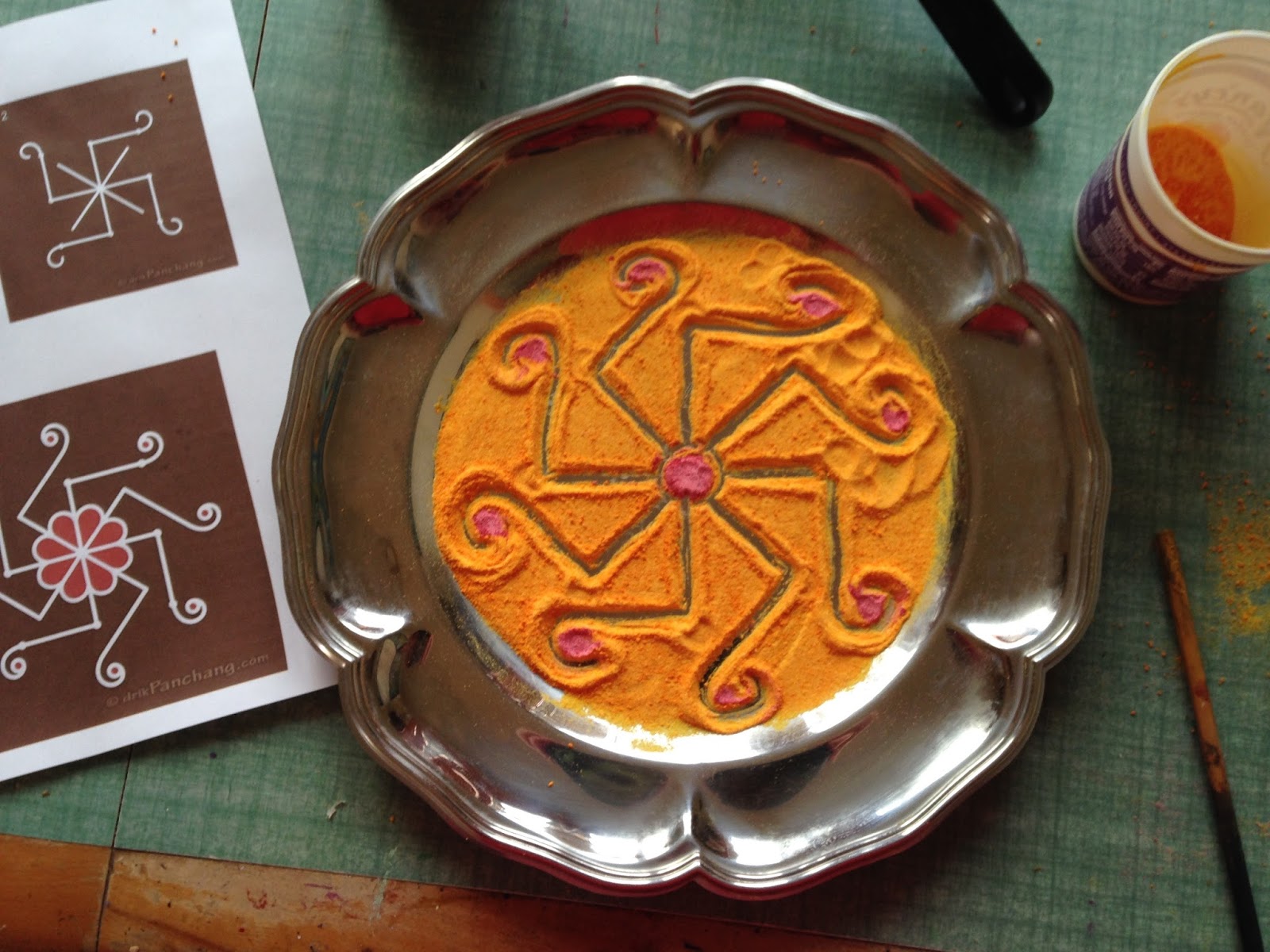 Celebrate the Circle: Rangoli and how to make them