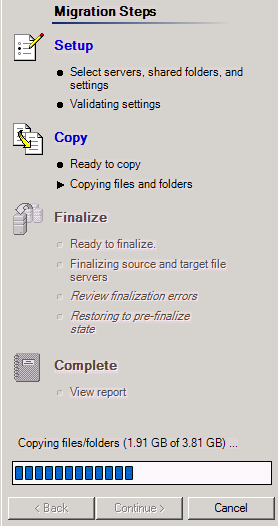 Terry L@u's blog: Using File Server Migration Toolkit