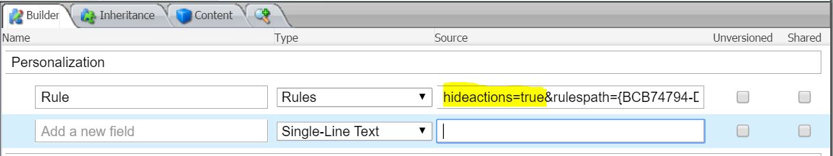BissTalk: Personalization using Sitecore Rules