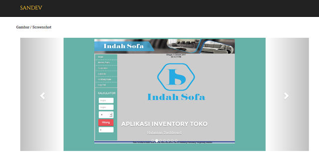 ARISANDI47 | Aplikasi Inventory Toko Berbasis Web dan PHP Mysql