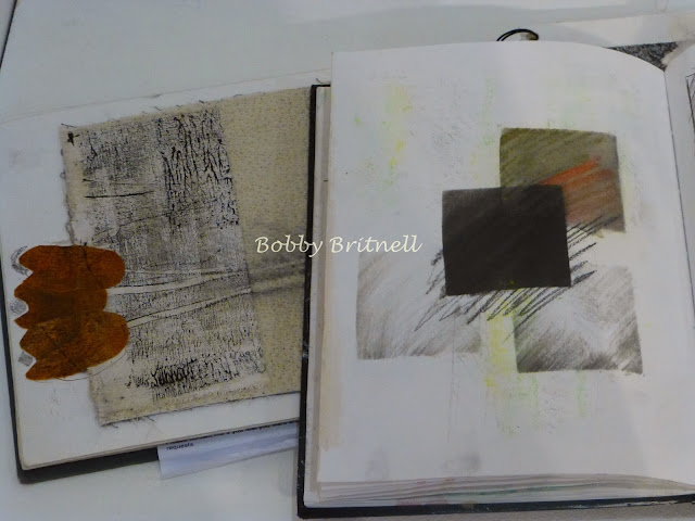 an artist's life: Knitting AND Stitching....