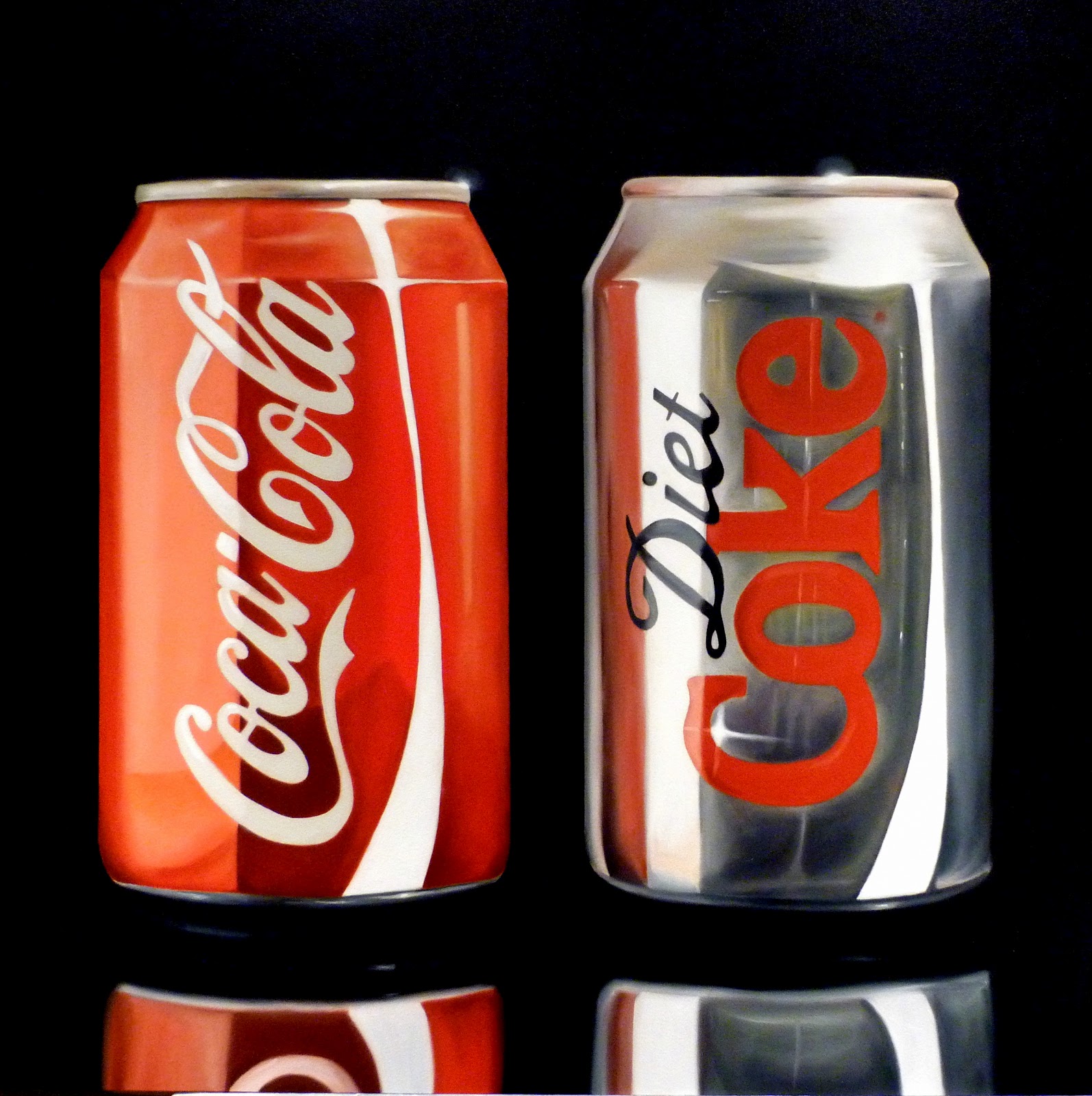 chris morgan - the art of realism: Cola Can commission.