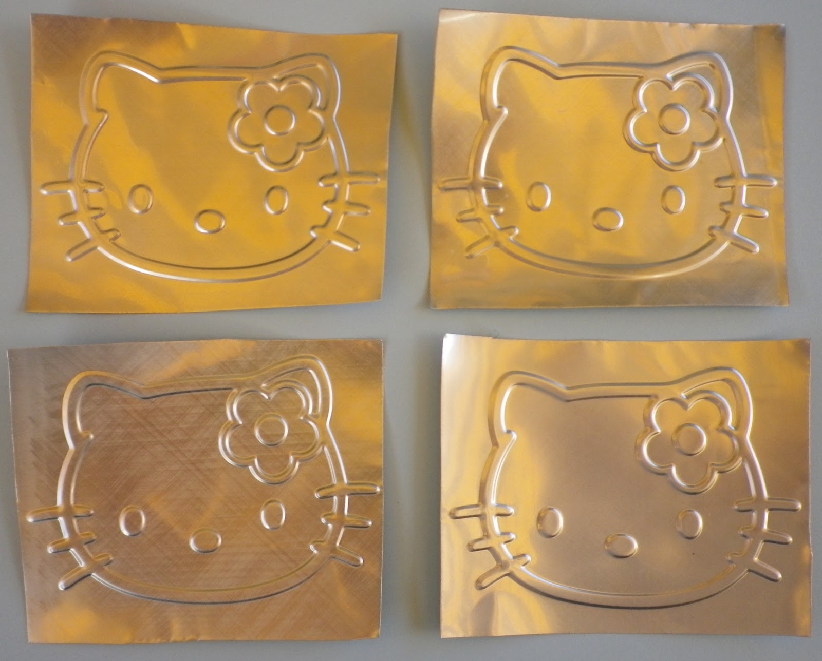 "Las manualidades de Ana Victoria" - Anaddaya -: TEXTURA EN ALUMINIO DE ...