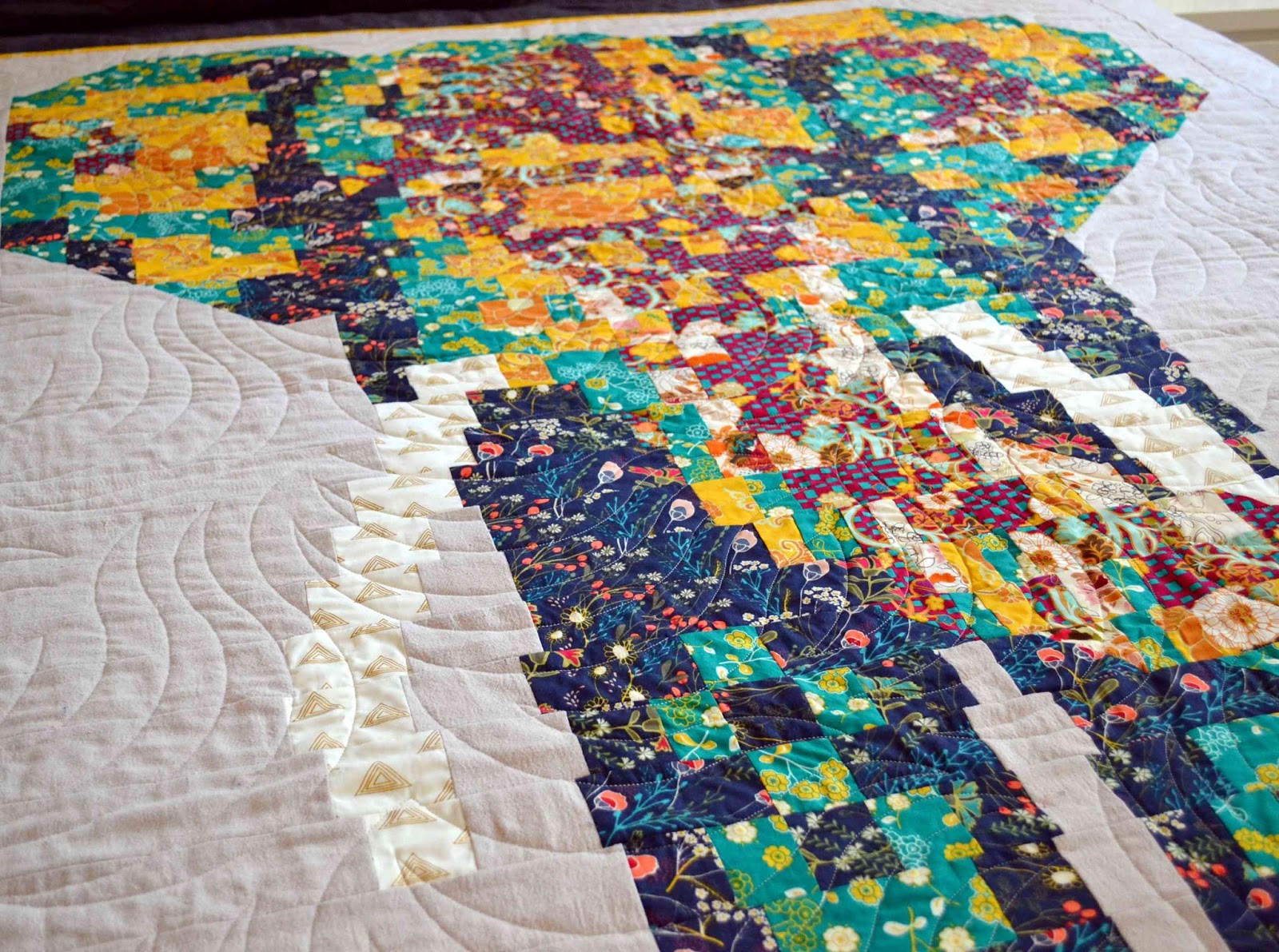 gemini stitches: "Fabled" quilt