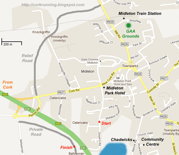 Depart Midleton...Arrive Cork (D 21:45...A 22:08).