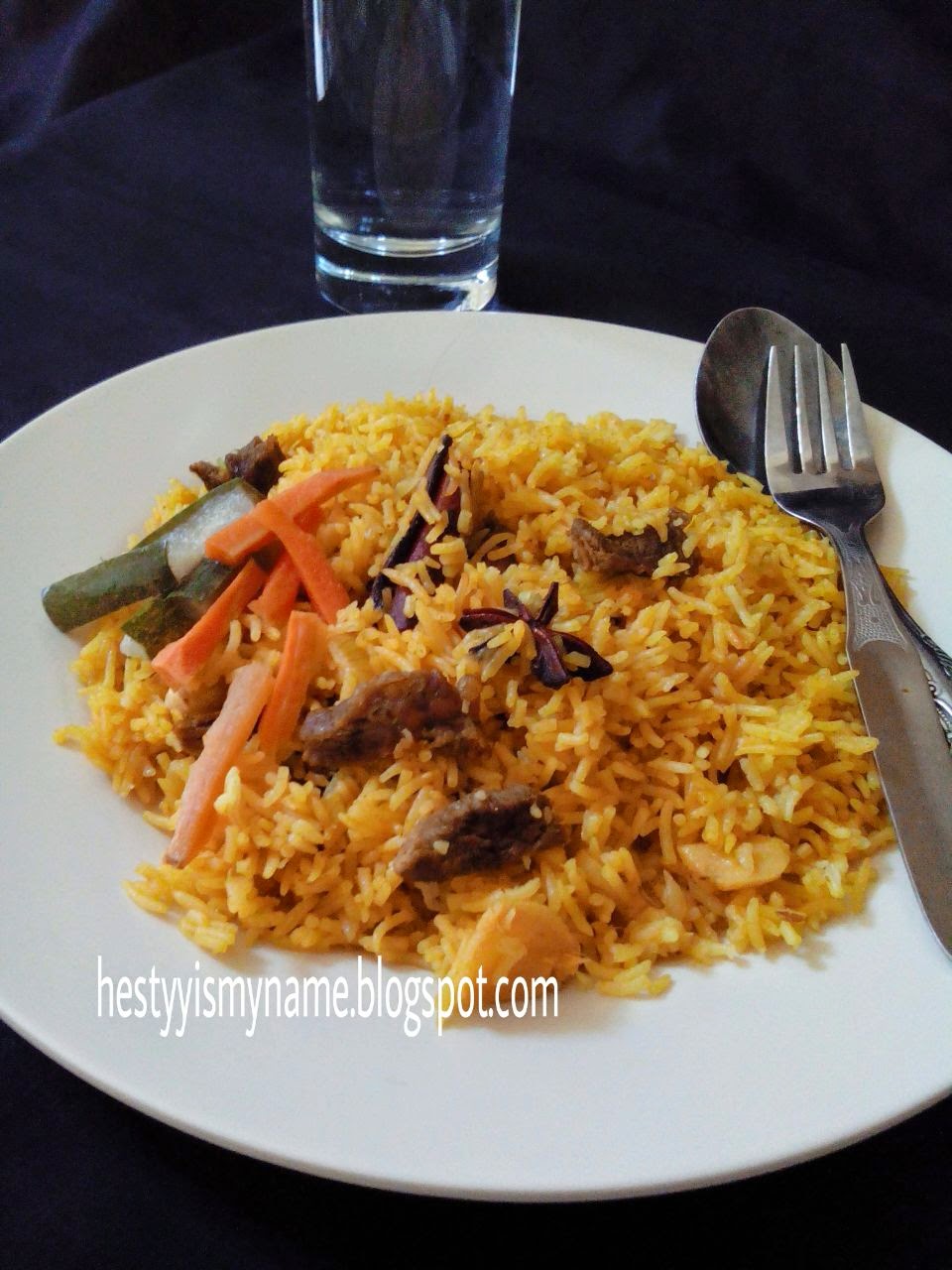 Nasi Briyani daging Sapi