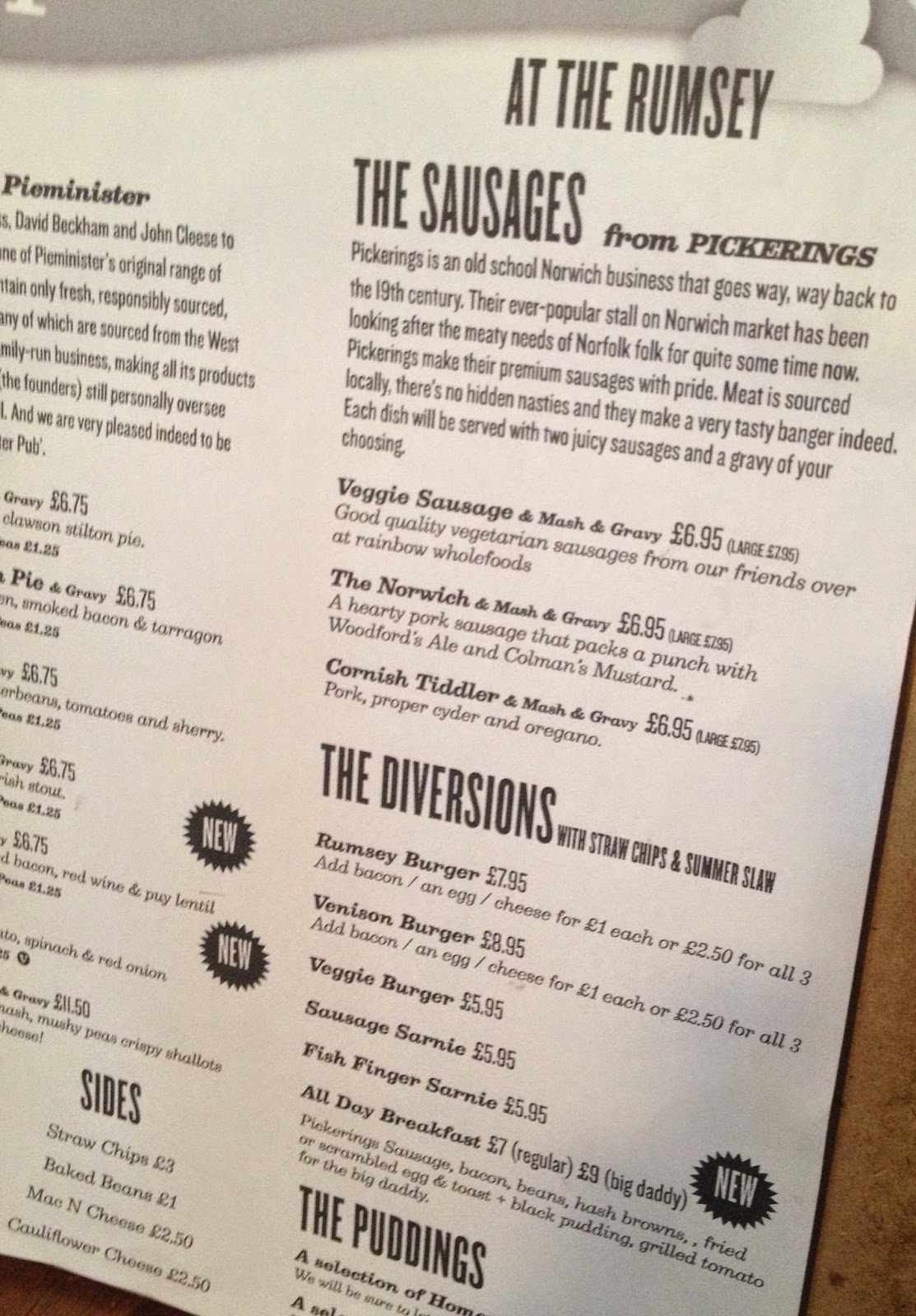 The Fry up Inspector: The Rumsey Wells - Norwich