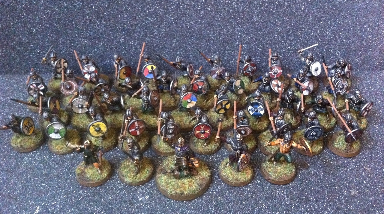 Analogue Hobbies: From ChrisP: 28mm Dark Age Anglo-Saxons (228 points)